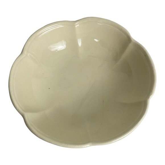 Mccoy | Kitchen | Mccoy Usa Pottery Bowl 7528 Ironstone Round White W ...